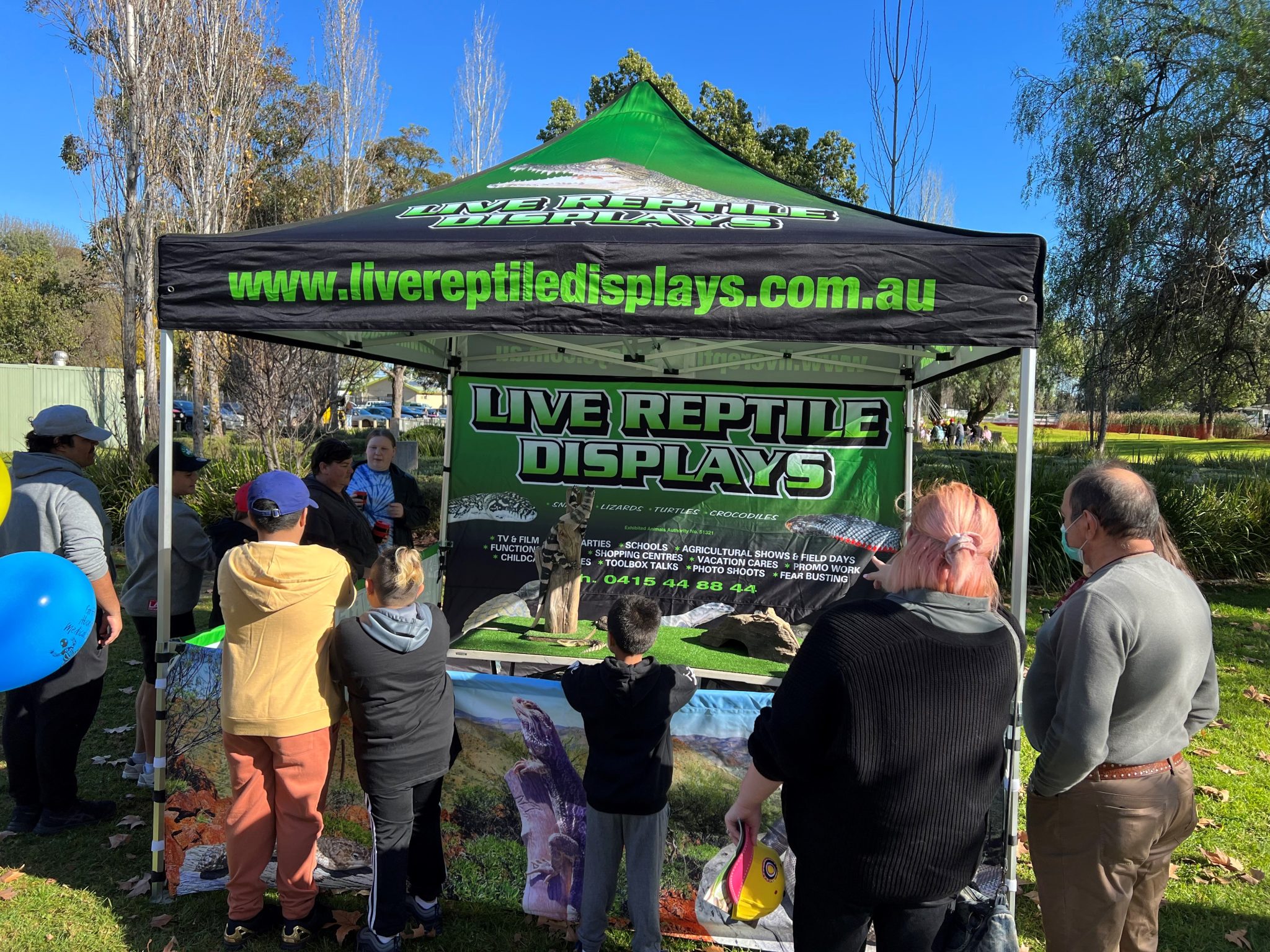 Ag Shows, Festivals and Fetes – Live Reptile Displays